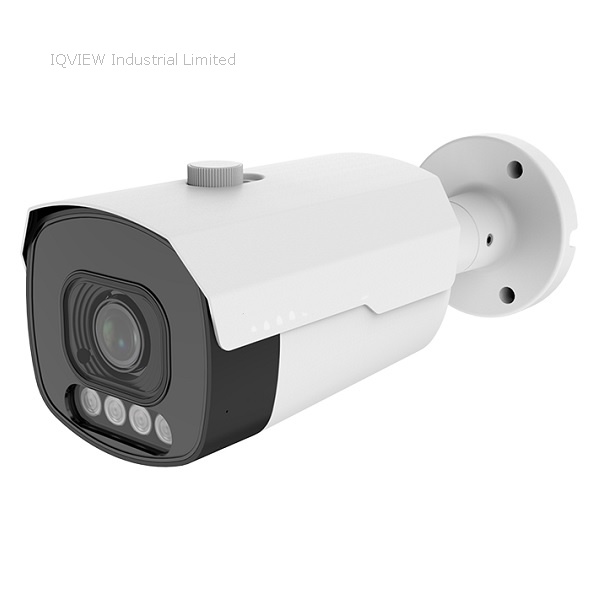 Metal Bullet Full Color AI POE IP Camera,4X Auto Zoom